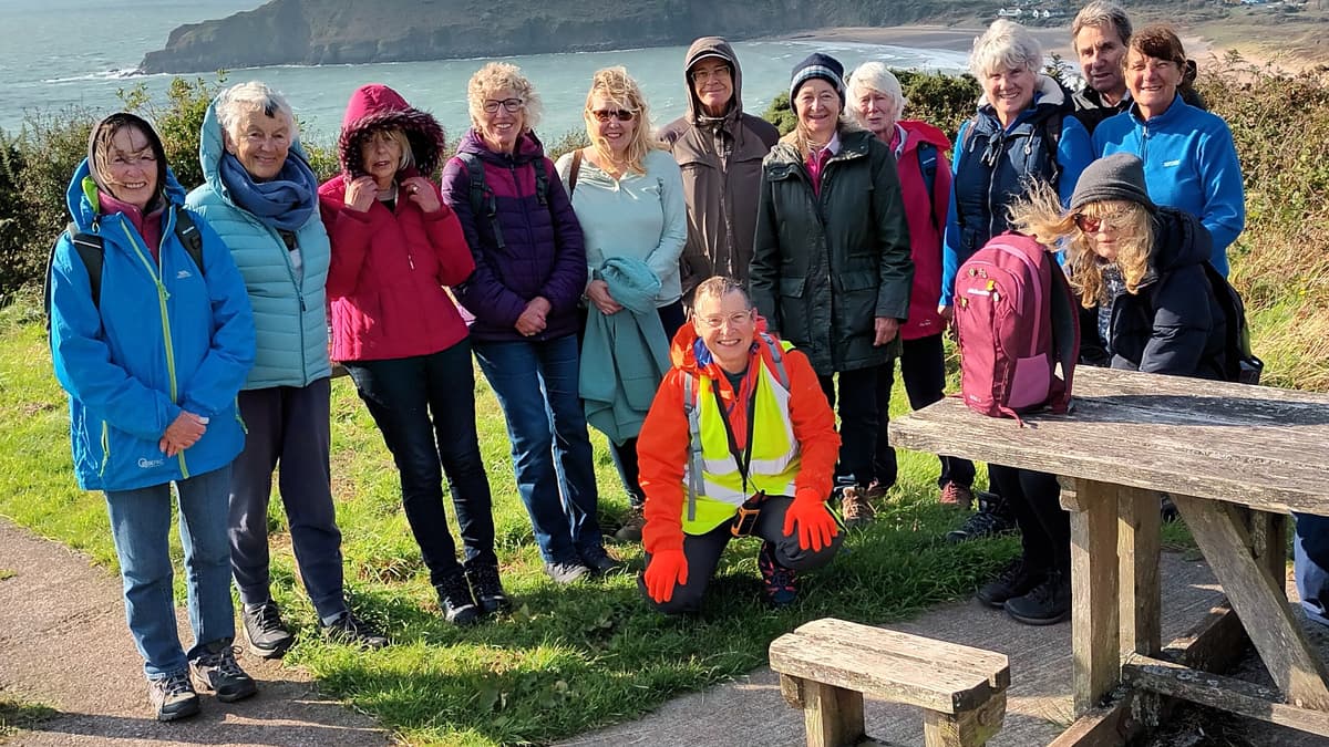 October a pleasant month for Tenby walking group, despite initial ...