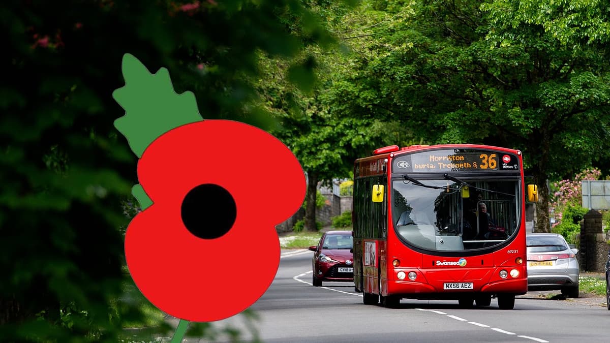 Free bus travel to mark remembrance commemorations | tenby-today.co.uk