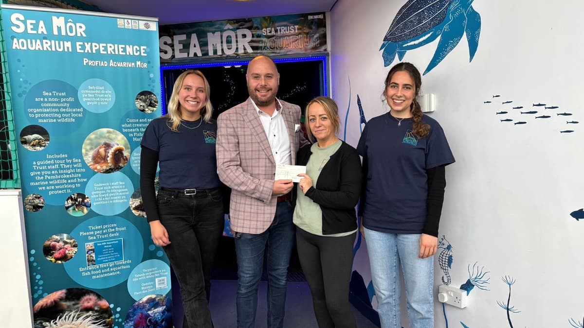 Vital donation to Pembrokeshire-based marine conservation charity Sea ...