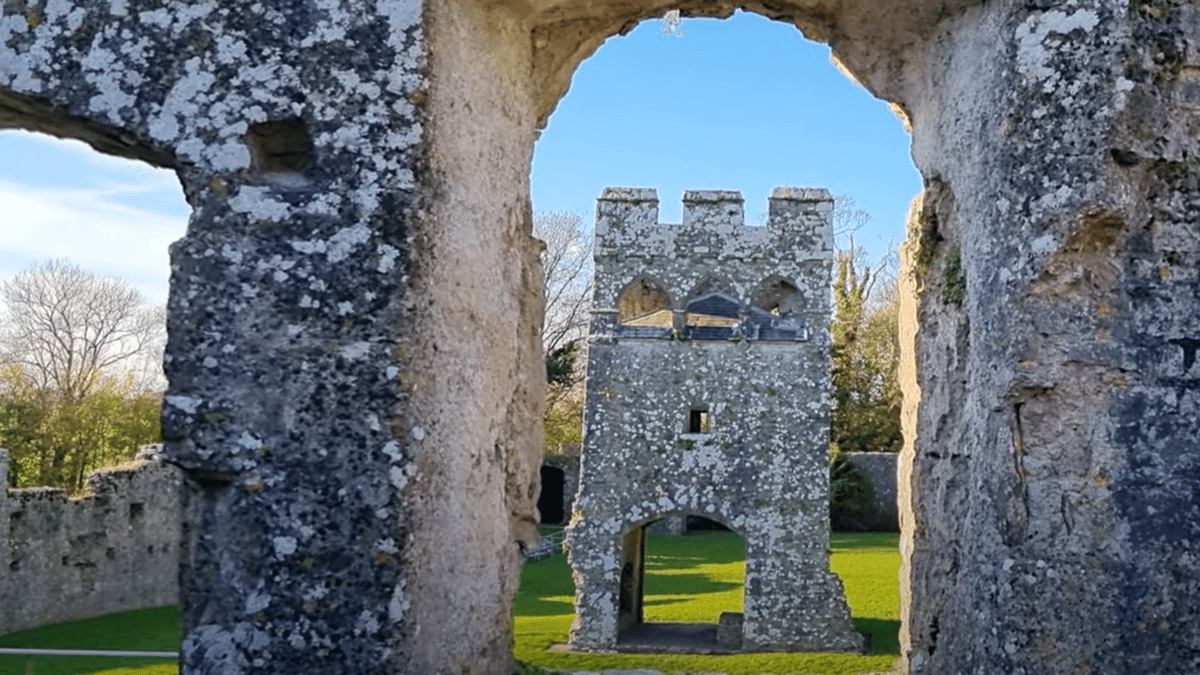 Exploring Lamphey Bishop’s Palace with YouTube video | tenby-today.co.uk