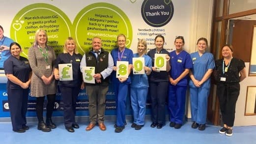 £3,800 donated to services across Withybush Hospital | tenby-today.co.uk