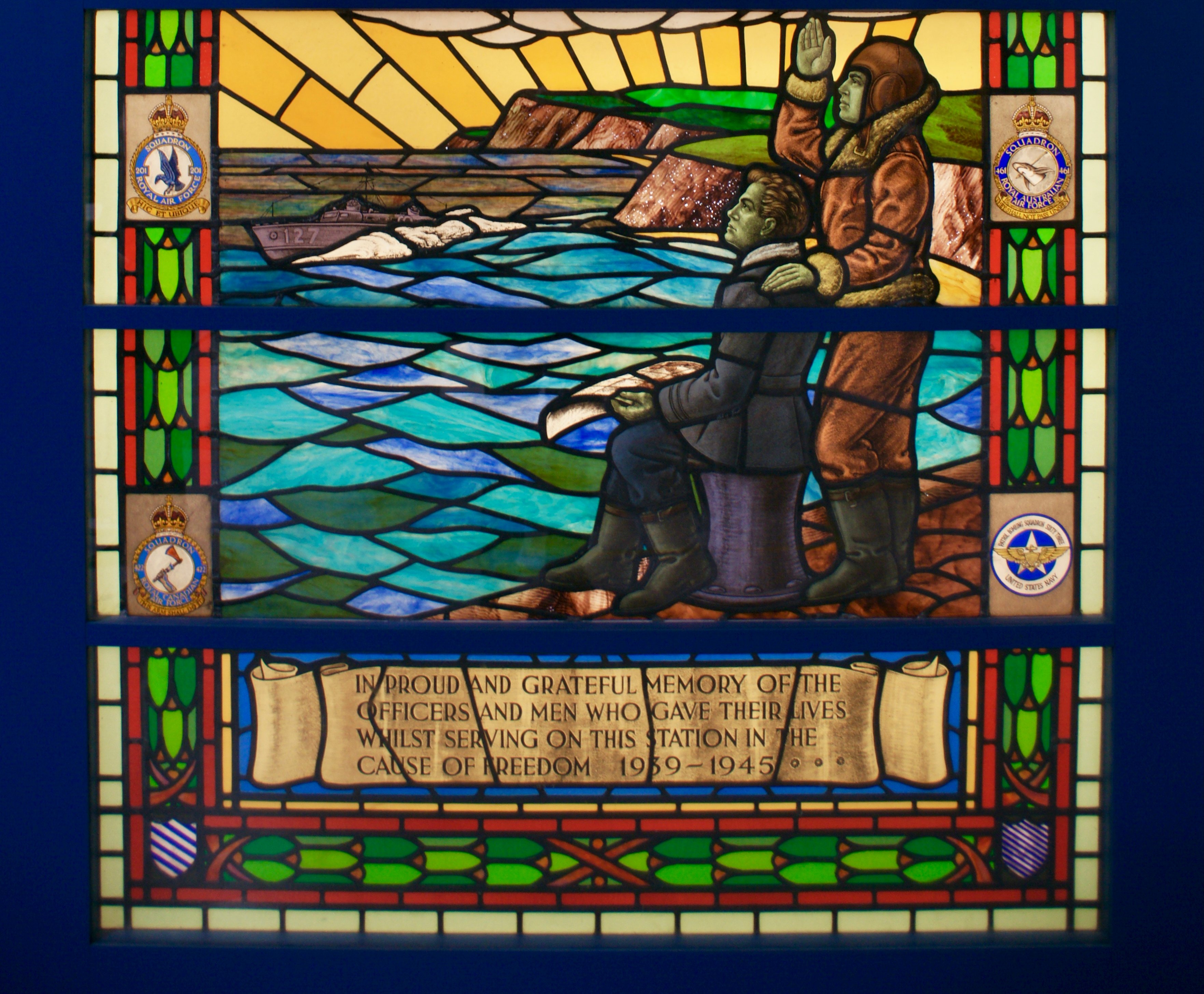RAF Memorial Window returns home to Pembroke Dock | tenby-today.co.uk