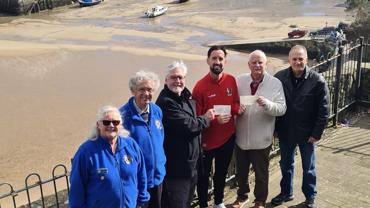 Tenby Rotary and Lions support Adam’s 'marathon fundraising challenge ...