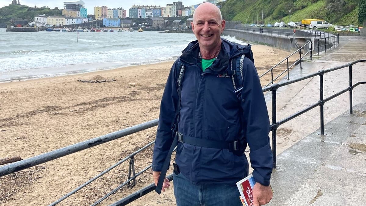 Volunteer nears end of 1,000-mile charity walk around Wales | tenby ...
