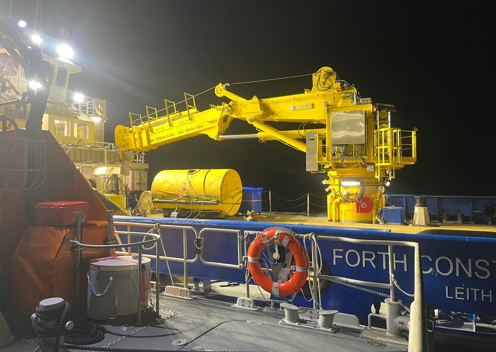 Tenby lifeboat evacuates ill crew member from buoy laying vessel ...