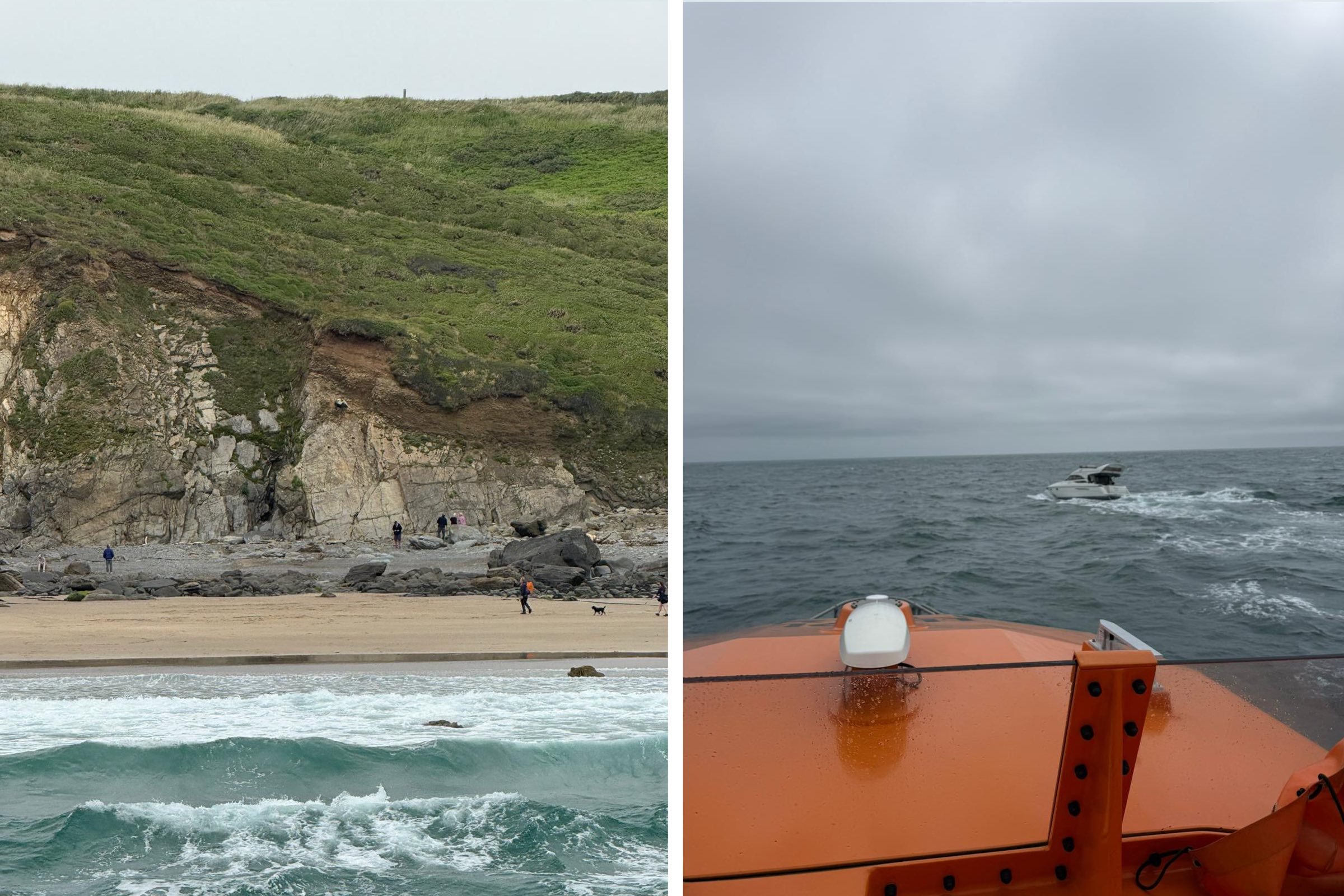 Angle lifeboat makes best speed to aid child, assist cruiser | tenby ...