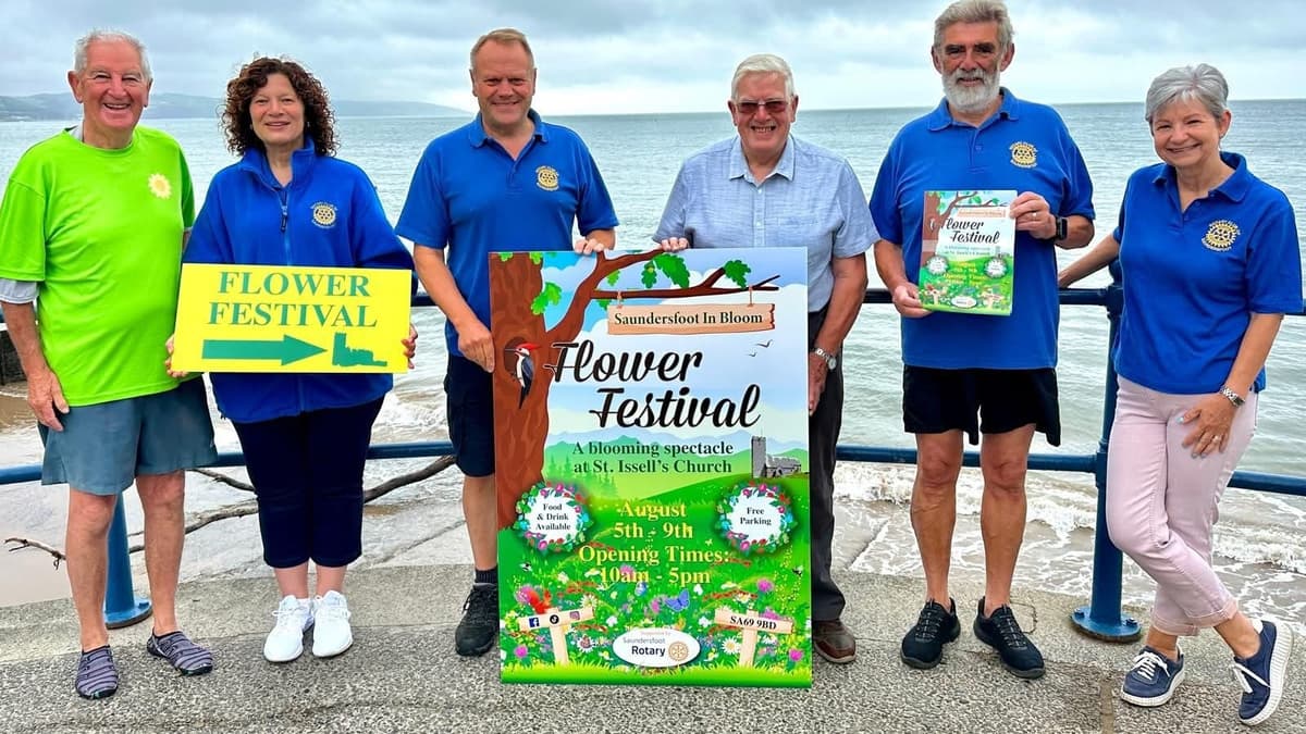 Saundersfoot in Bloom volunteers prepare for summer season | tenby ...