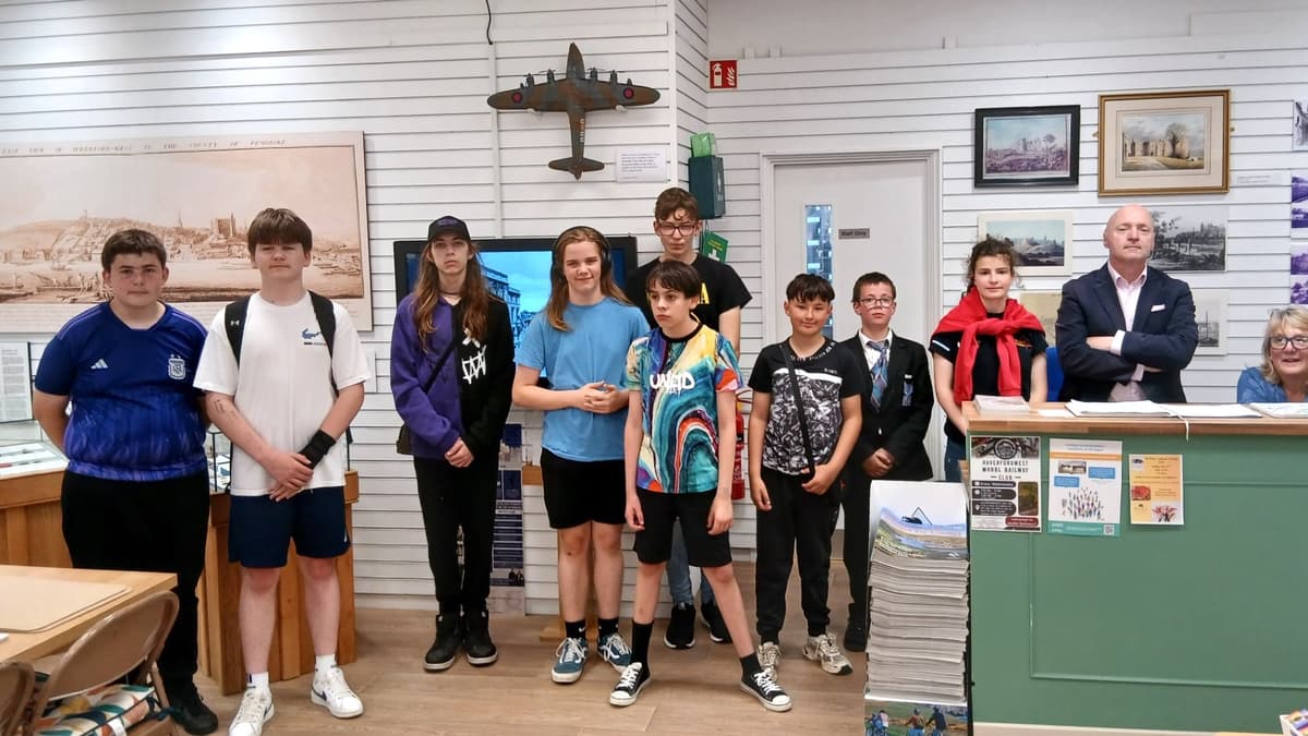 Teens take on treasure hunt with a difference delving into town’s ...