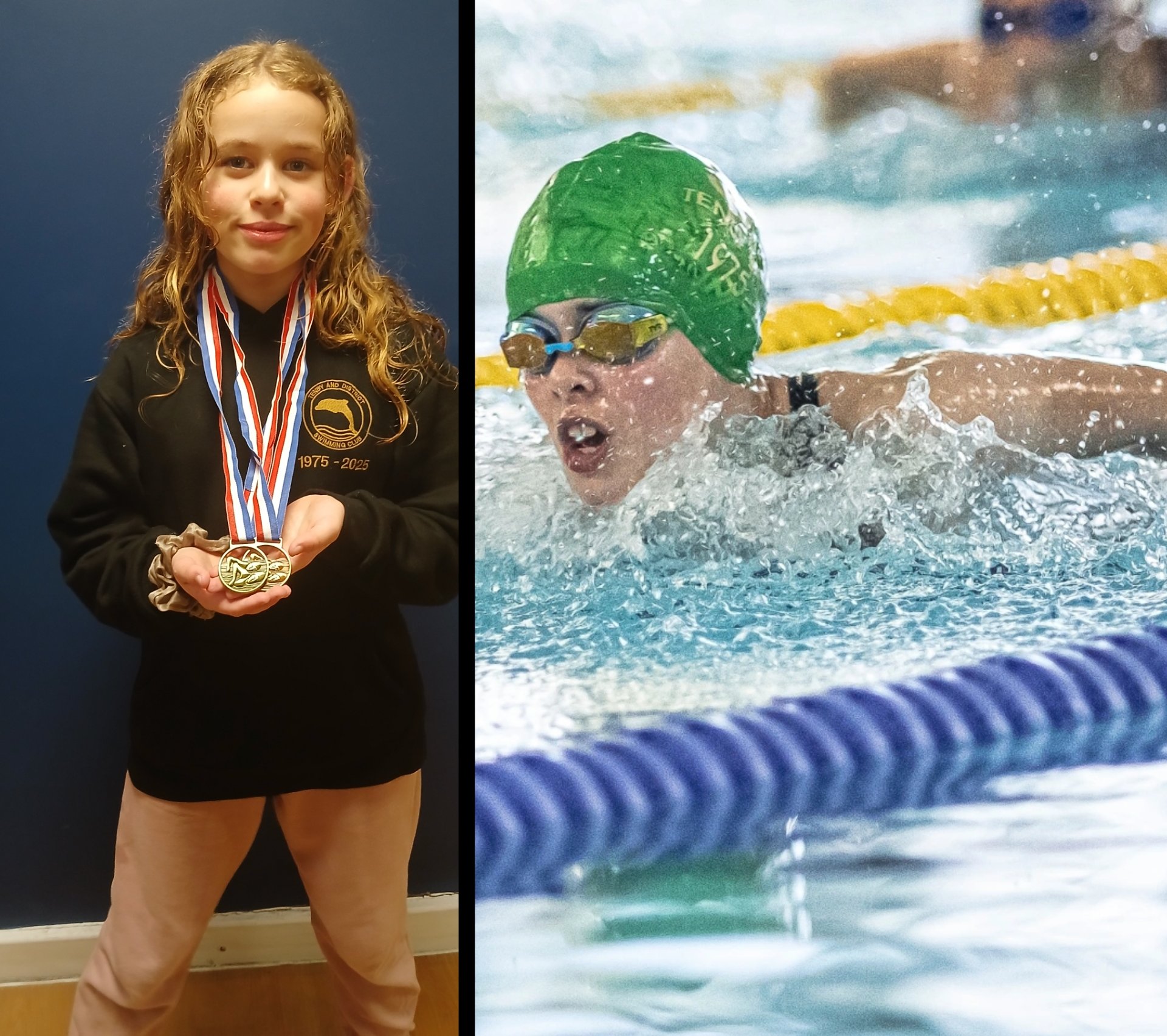 More medals for Mia, Tenby Dolphins swimmer at Llanelli Autumn Open ...