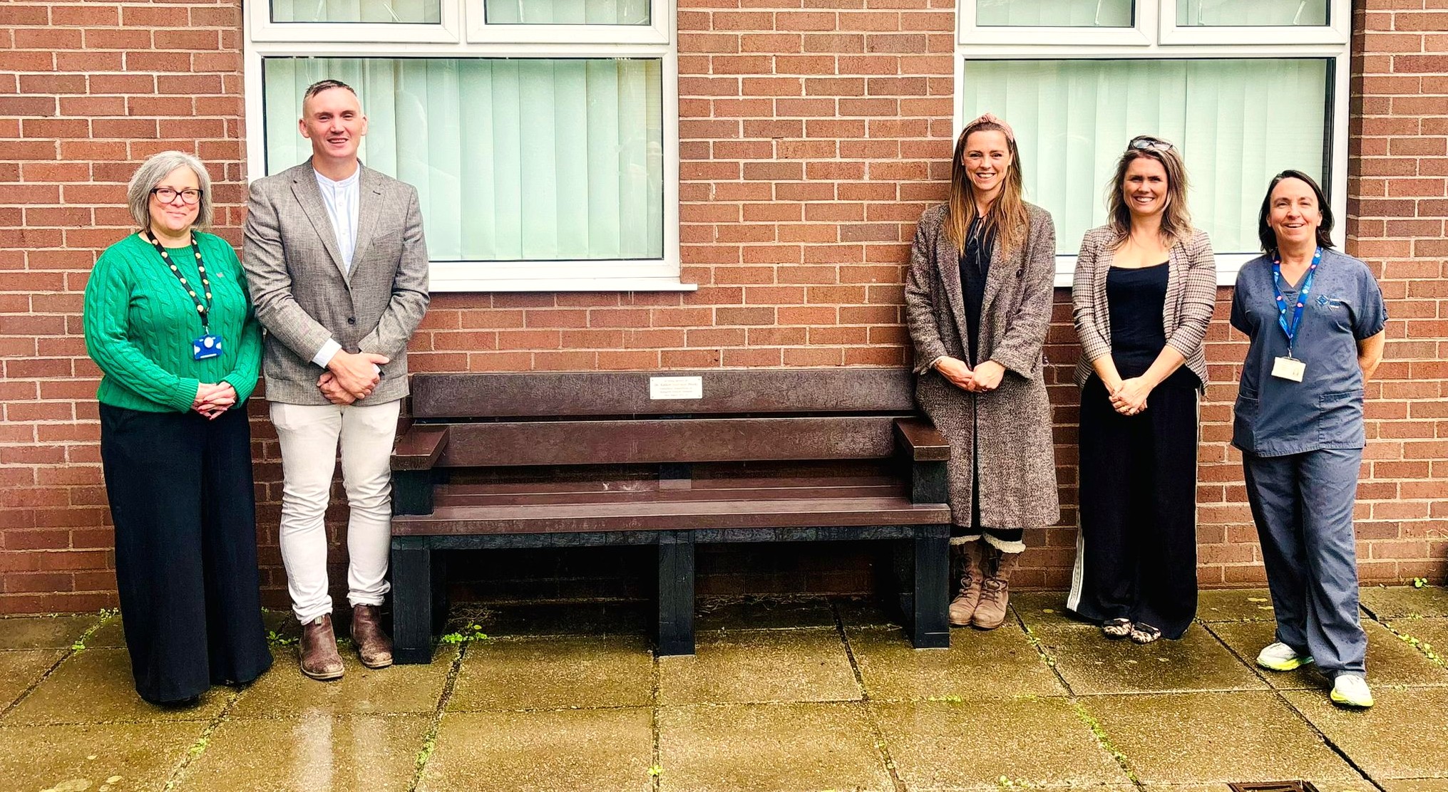 Bench dedicated at Glangwili Hospital in memory of NHS consultant ...