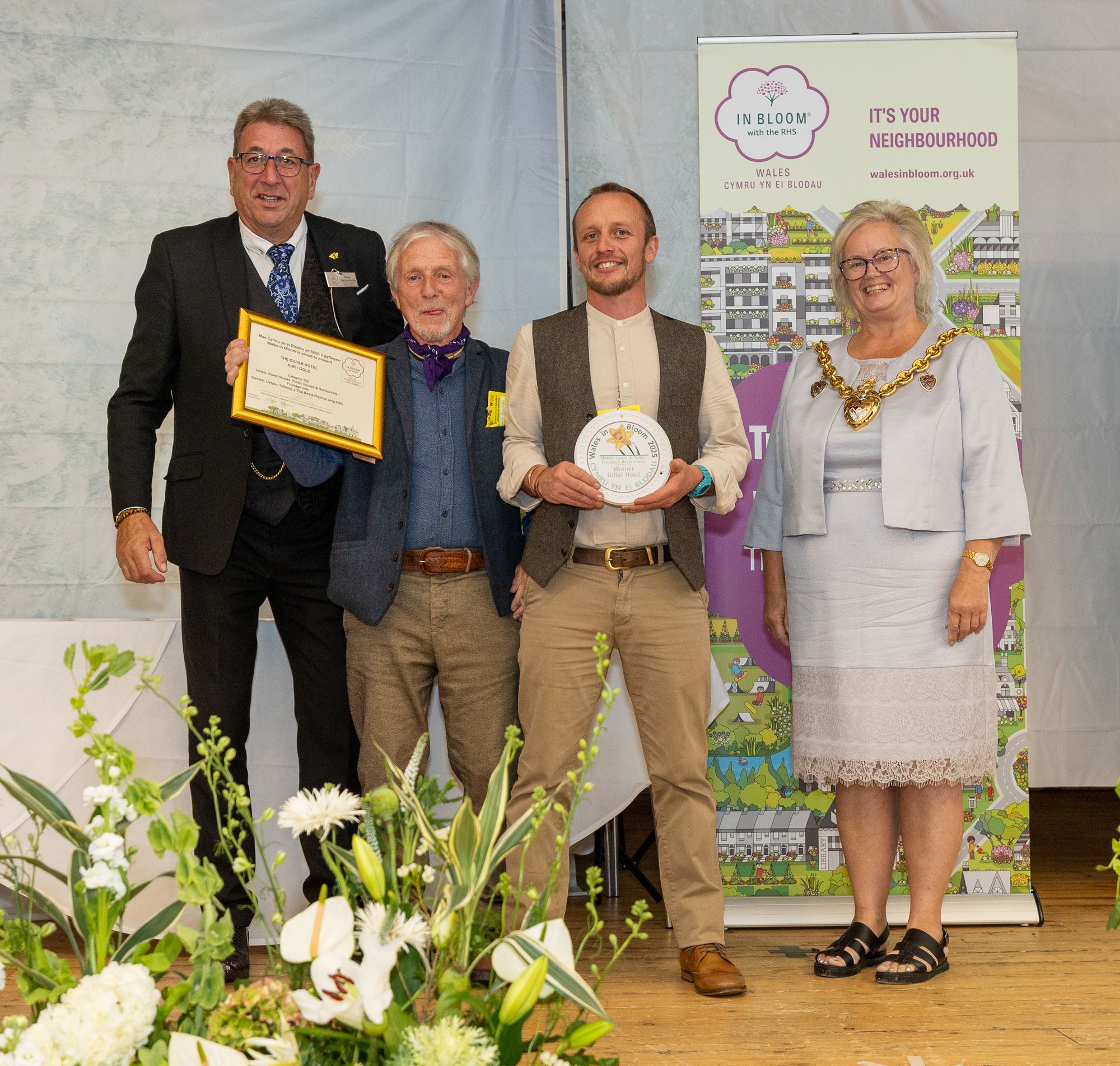 Tenby Hotels get the gold in Wales in Bloom | tenby-today.co.uk
