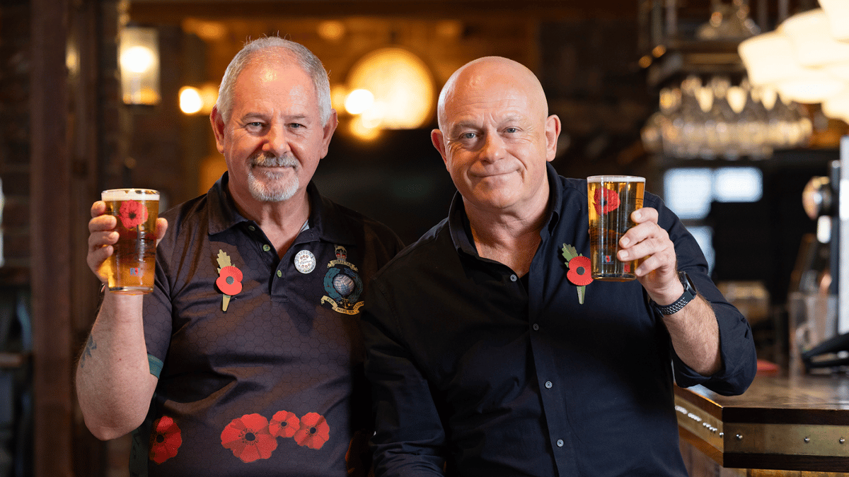Ross Kemp pushes pubs' limited-edition Poppy Appeal glasses | tenby ...