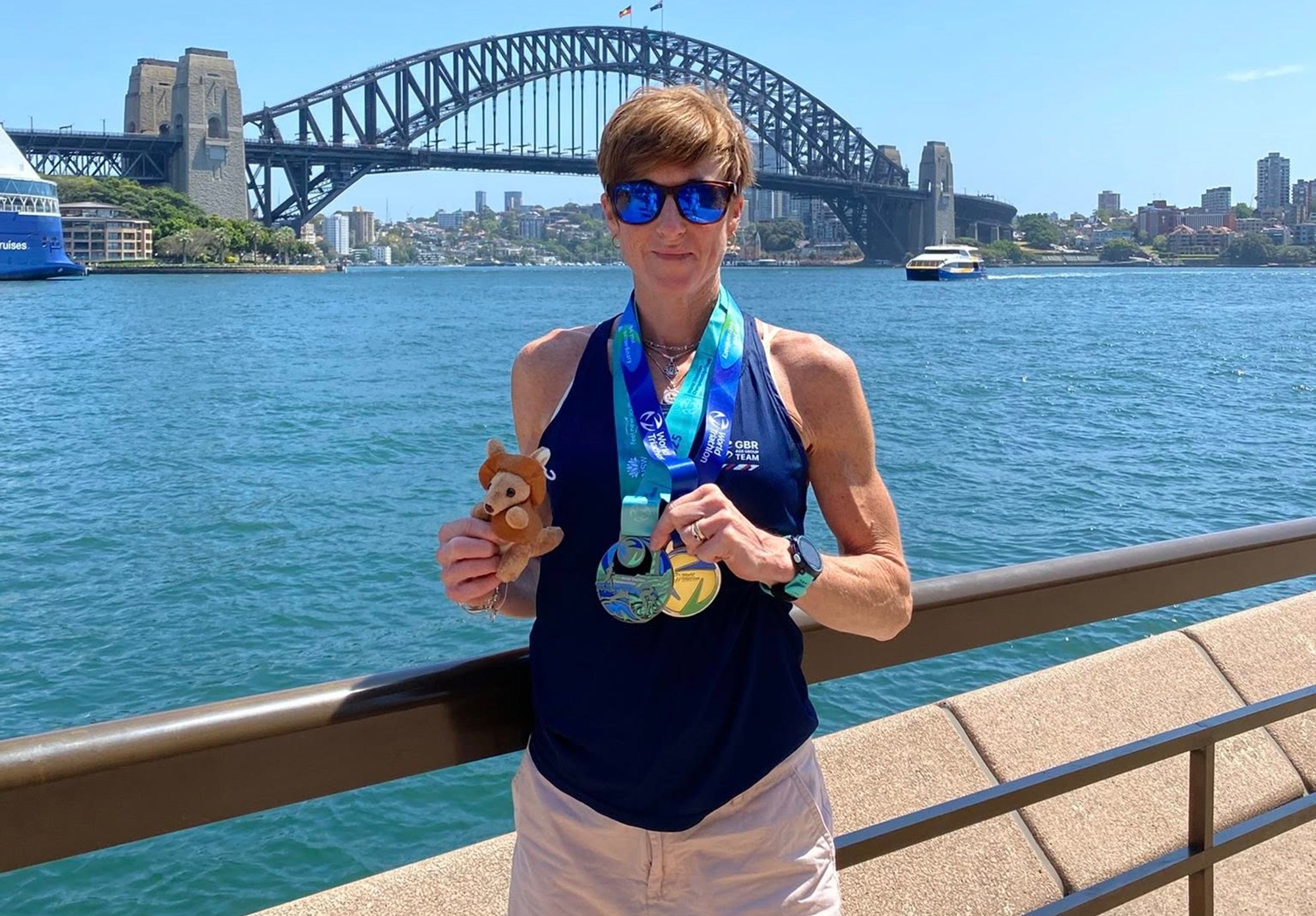 Tenby's Stephanie Waring clinches triathlon sprint gold in Australia ...