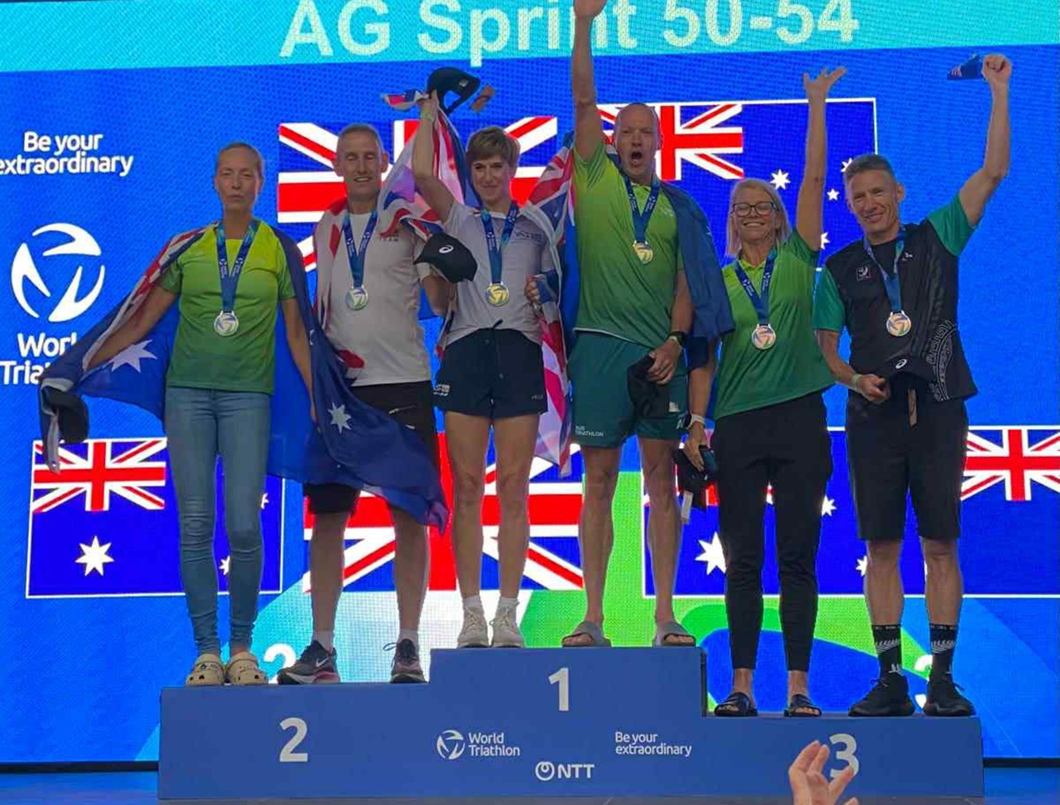 Tenby's Stephanie Waring clinches triathlon sprint gold in Australia ...