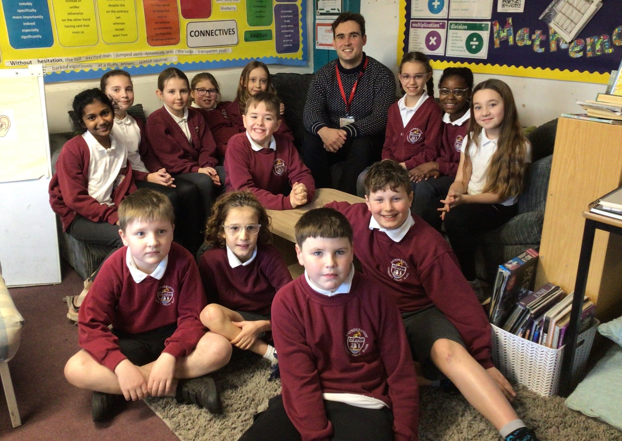 Pembrokeshire MP Henry Tufnell visits Saundersfoot School | tenby-today ...