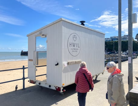 Permanent approval sought for Saundersfoot seaside sauna | tenby-today ...
