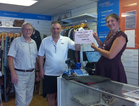 Tenby Freemasons raise £400 for cancer charity | tenby-today.co.uk