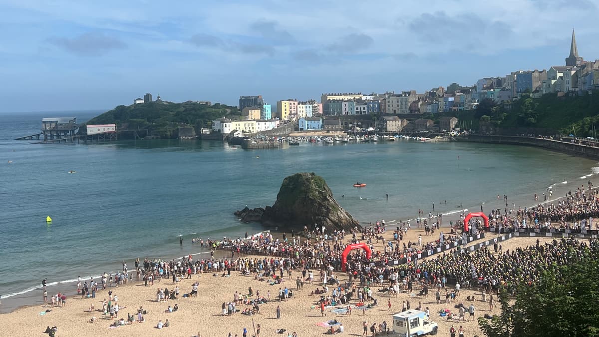 Long Course Weekend kicks off in Tenby with spectacular swim | tenby ...